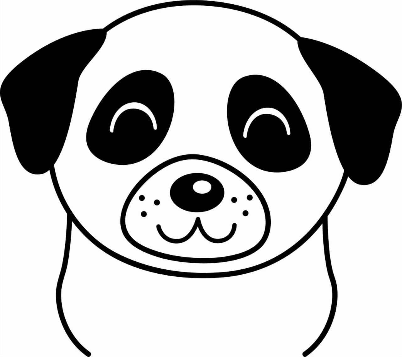 DOPASTICKER Niedlicher Hunde Auto Aufkleber Hunde Sticker Phone Sticker ...