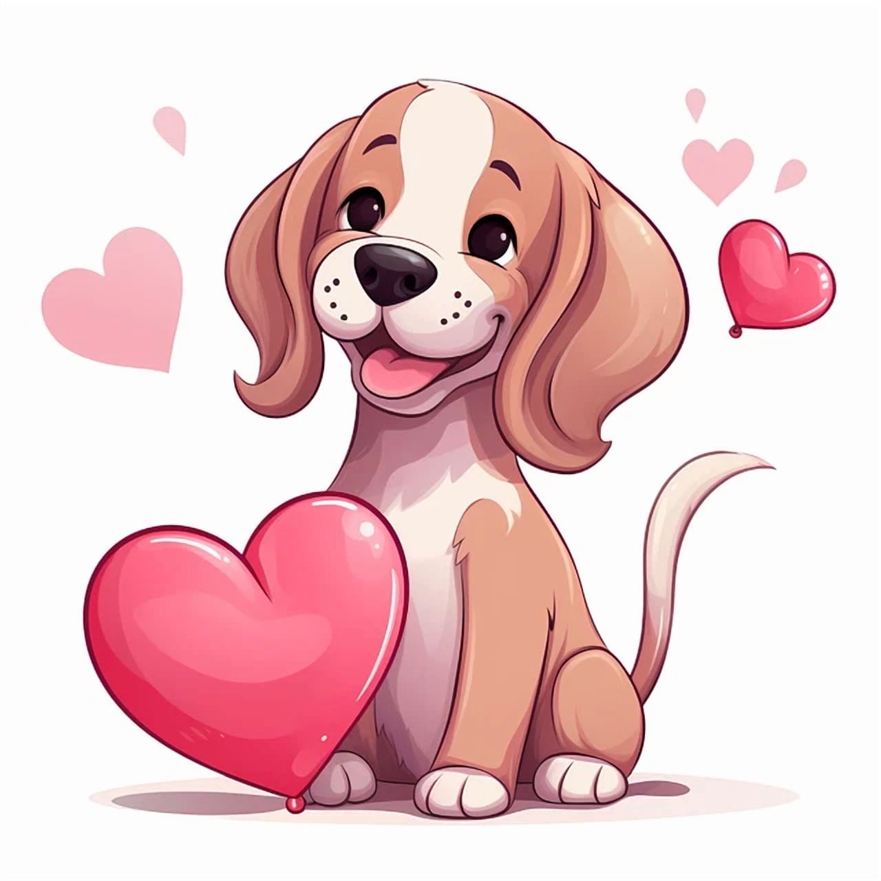 DOPASTICKER Niedlicher Hunde Auto Aufkleber Hunde Sticker Phone Sticker ...