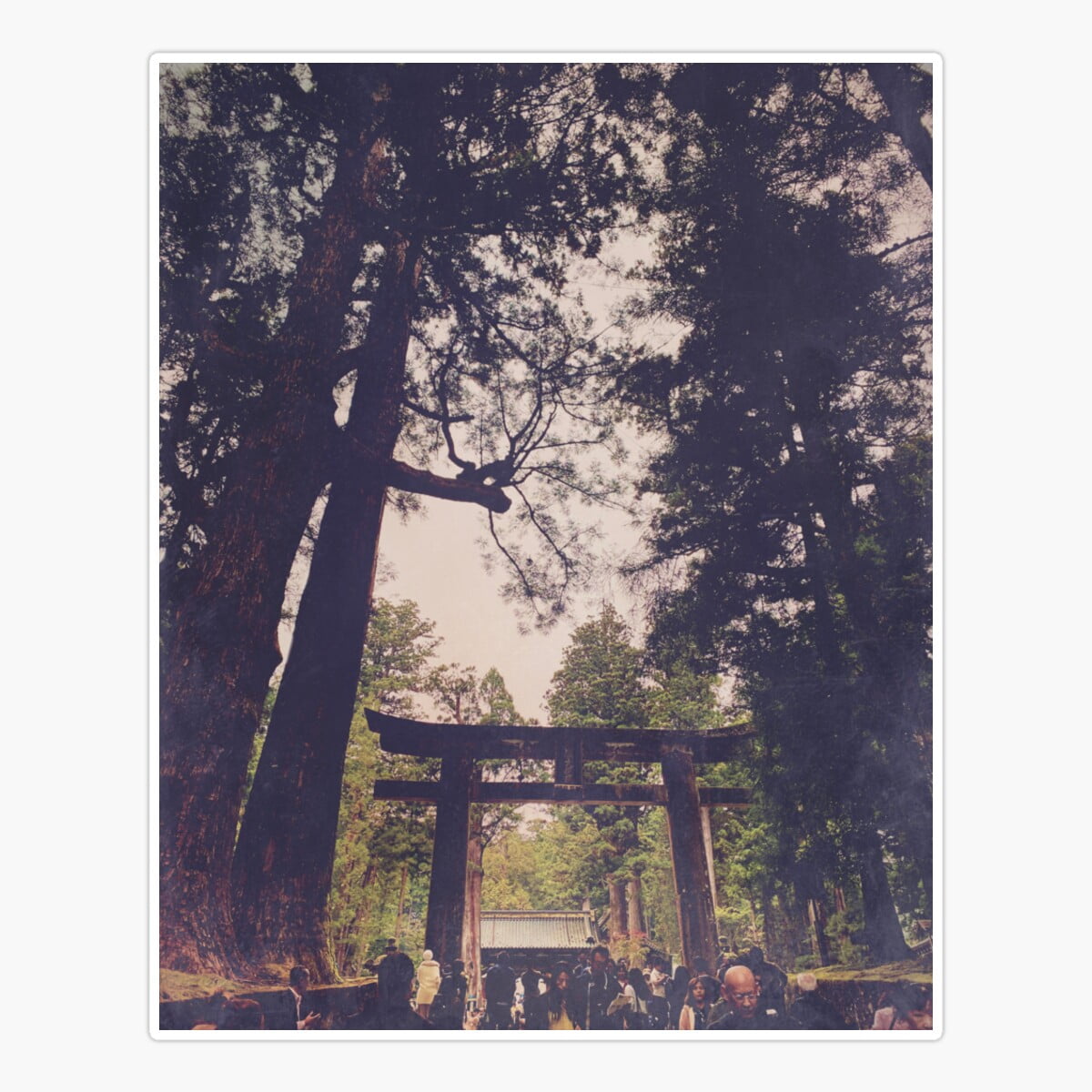 DOPASTICKER Nikko Shinto Torii Stone Gate Sticker, Phone Sticker Car ...