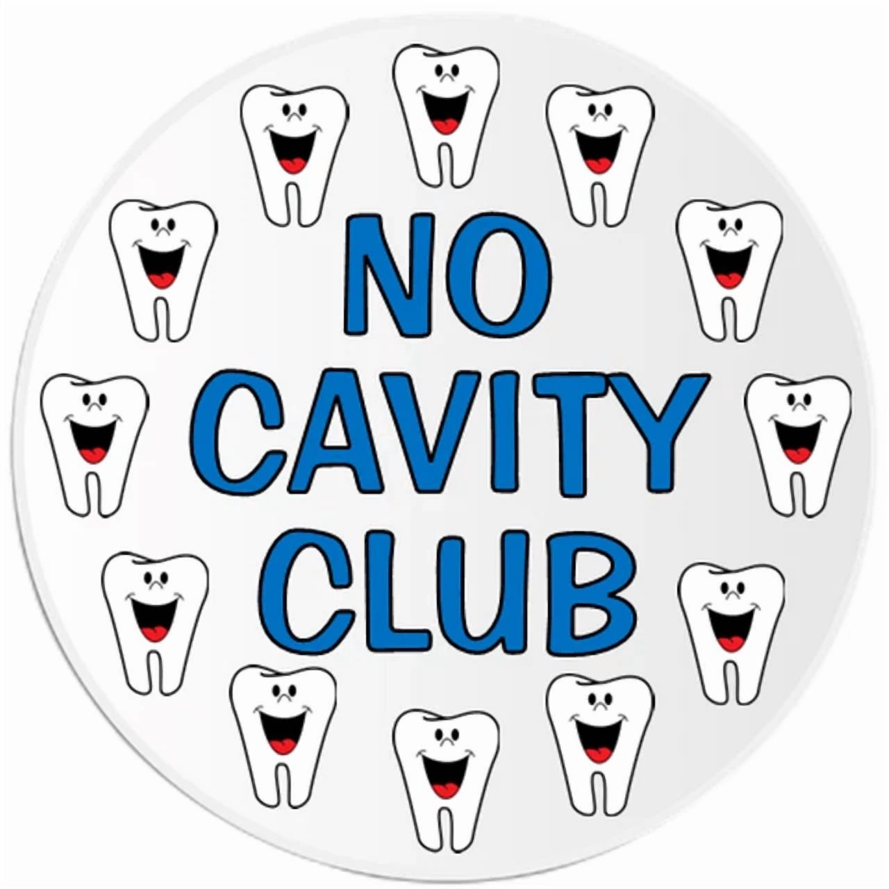 DOPASTICKER No Cavity Club, Kids Dentist Dental Teeth Phone Decal Water ...