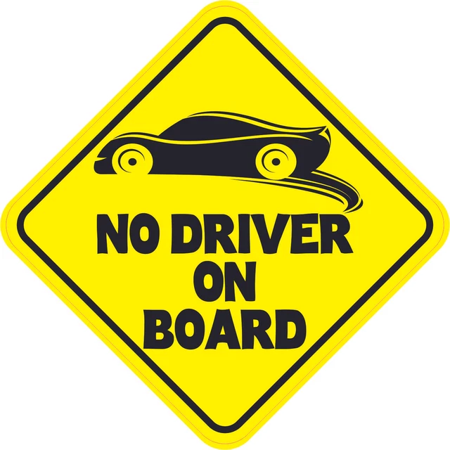 DOPASTICKER No Driver On Board Sticker Phone Sticker, Latop Sticker ...