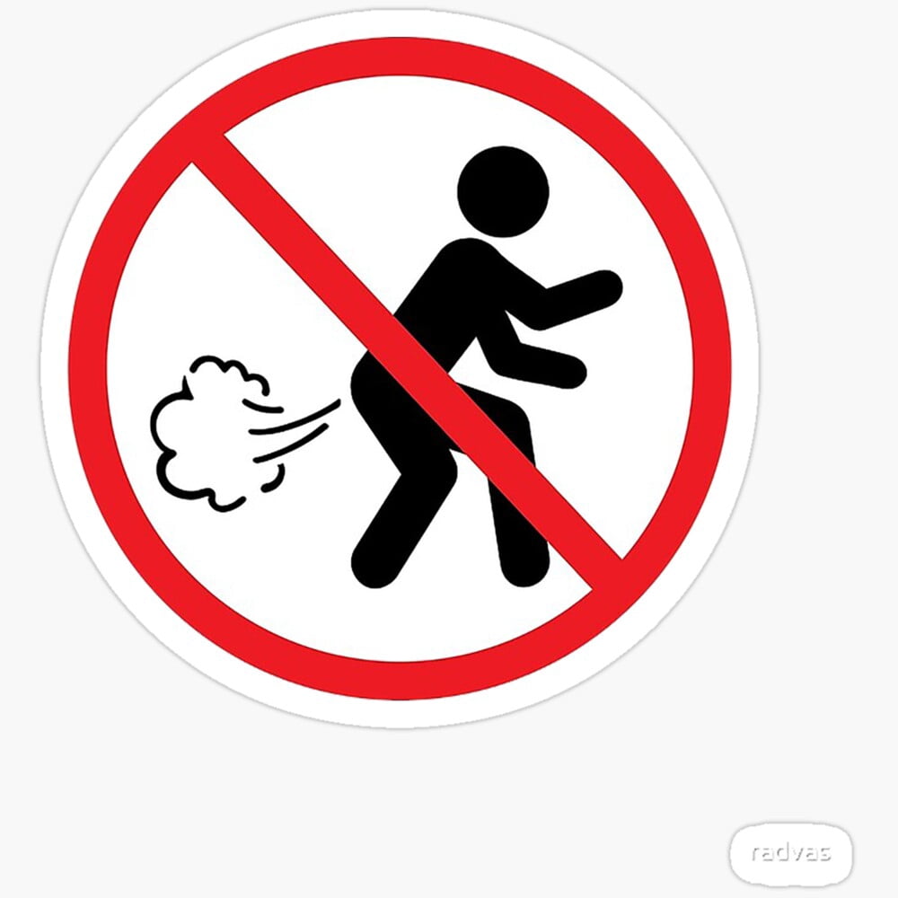 DOPASTICKER No Farting Gift You - Phone Stickers, Waterproof Decals ...