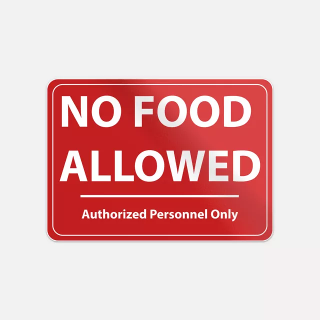 DOPASTICKER No Food Allowed Sticker Phone Decal Water Bottle Stickers ...