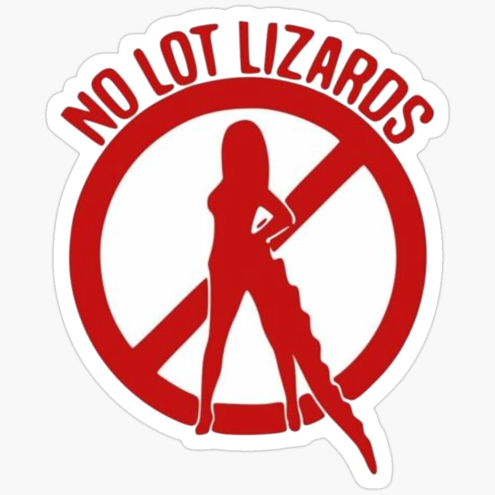 DOPASTICKER No Lot Lizards Gift You - Phone Stickers, Waterproof Decals ...