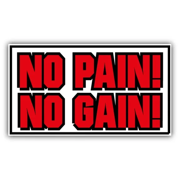 DOPASTICKER No Pain Sticker Decal Phone Decal Water Bottle Stickers ...