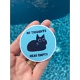 DOPASTICKER No Thoughts Head Empty, Cat Sticker, Journaling ...
