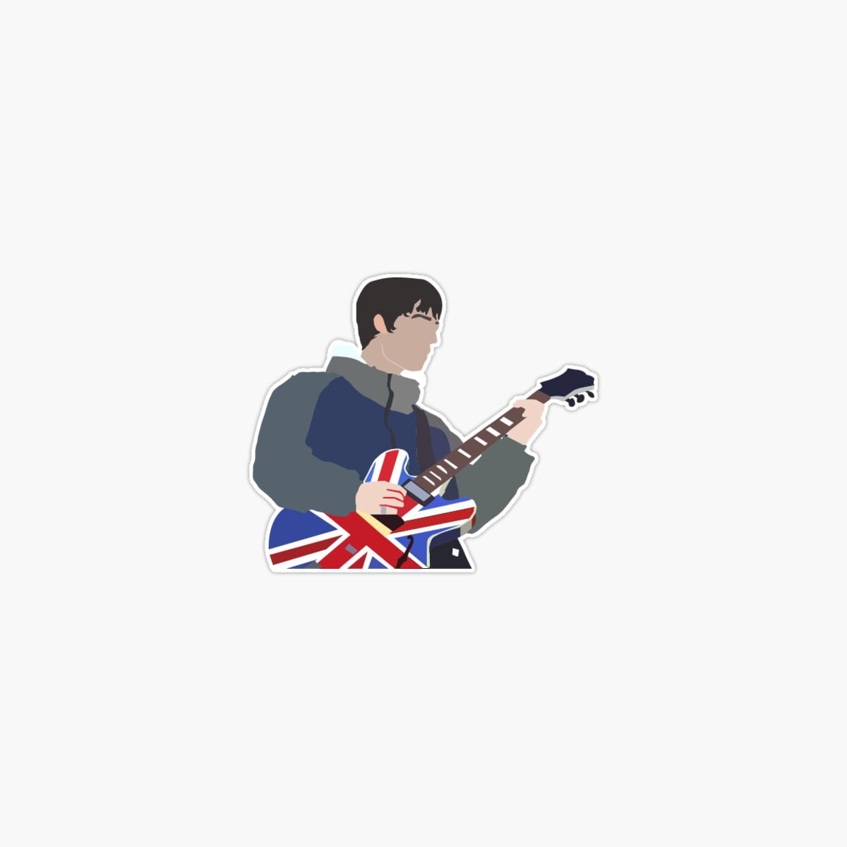 DOPASTICKER Noel Gallagher Sticker, Phone Sticker Water Bottle Sticker ...