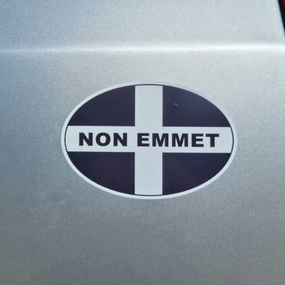 DOPASTICKER Non Emmet Cornwall Cornish Flag Oval Sticker Decal For Car ...