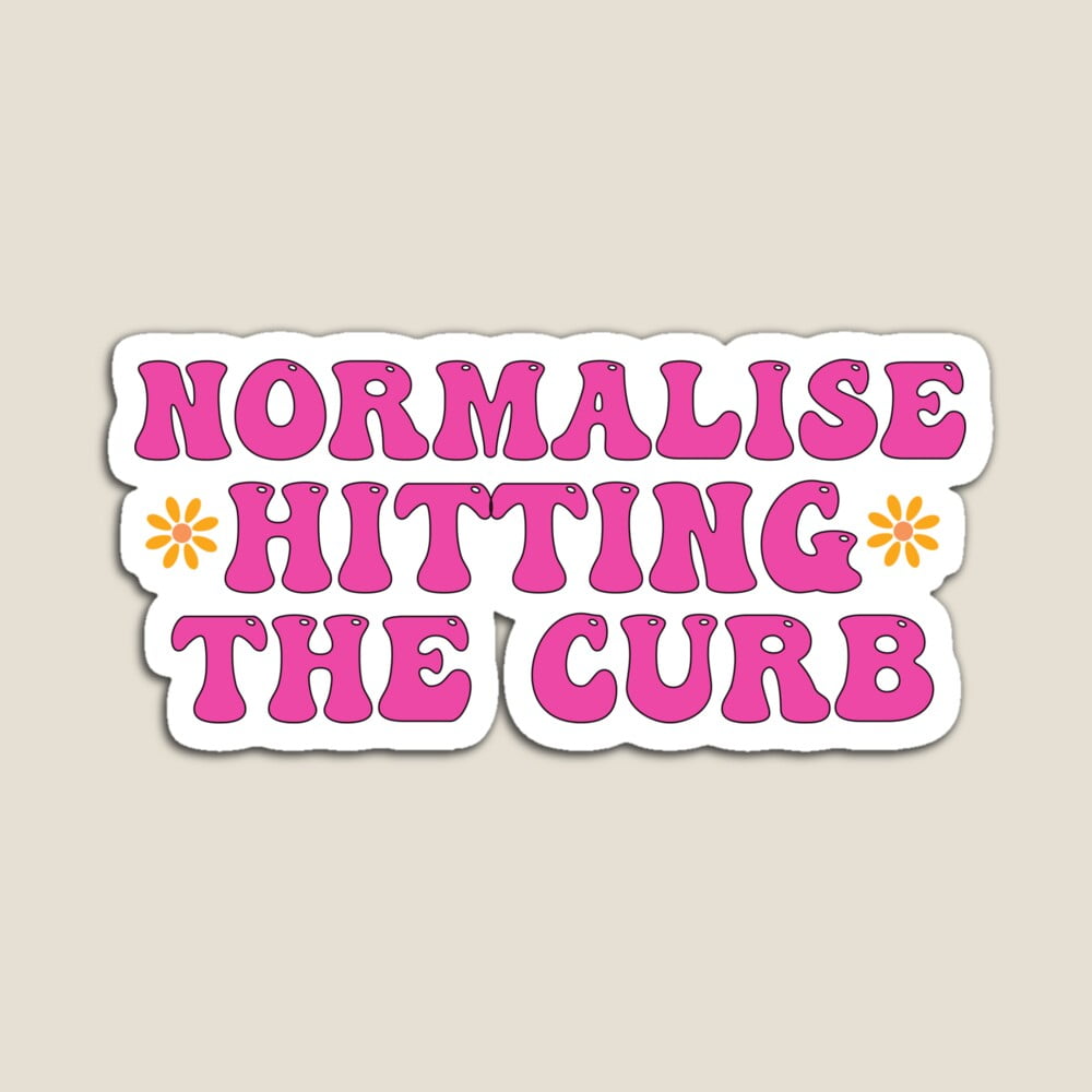 DOPASTICKER Normalize Hitting The Curb Sticker - 2626 Hot Trending Stickers Phone Decal Water ...