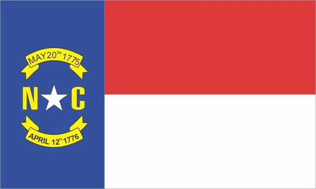 DOPASTICKER North Carolina State Flag Sticker Phone Sticker, Latop ...