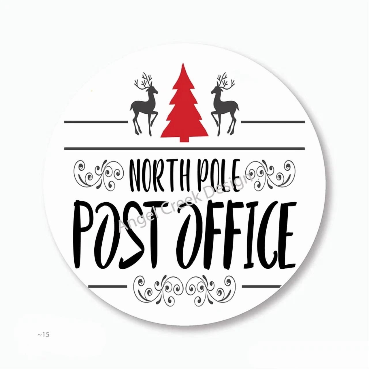 DOPASTICKER North Pole Post Office Chri.Stm.As Scrapbook Stickers Phone ...