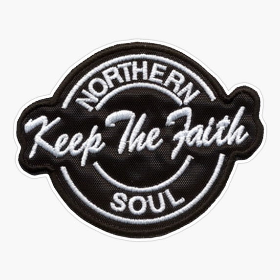 DOPASTICKER Northern Soul Keep The Faith Badge Sticker, Phone Sticker ...
