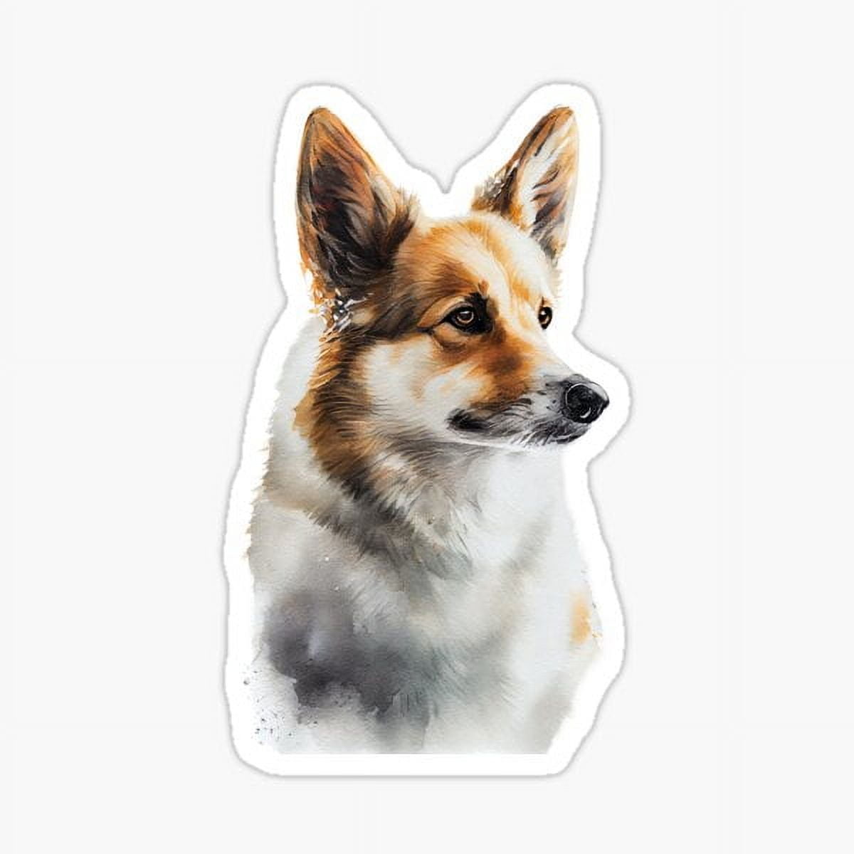 DOPASTICKER Norwegian Lundehund Sticker Phone Decal Water Bottle ...