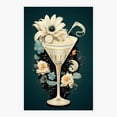 DOPASTICKER Nostalgic Sips White Lady Cocktail Poster Sticker, Phone ...