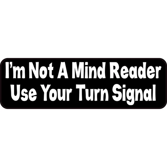 DOPASTICKER Not A Mind Reader Use Turn Stickeral Sticker Phone Sticker ...