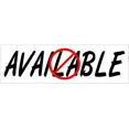 DOPASTICKER Not Available Sticker Car Sticker Phone Sticker, Latop ...