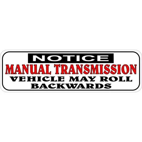 DOPASTICKER Notice Manual Transmission Sticker Phone Sticker, Latop ...