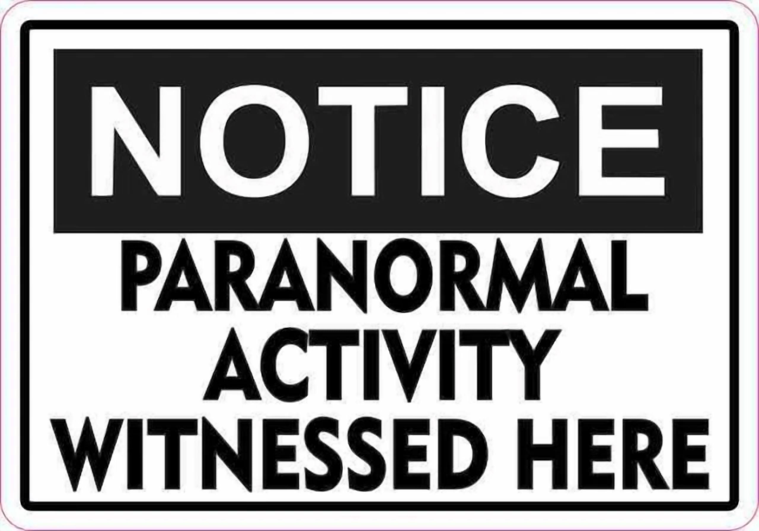 DOPASTICKER Notice Paranormal Activity Sticker Horror Sticker Phone ...