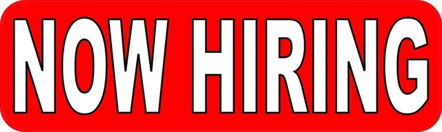 DOPASTICKER Now Hiring Sticker Phone Sticker, Latop Sticker, Lover Gift ...
