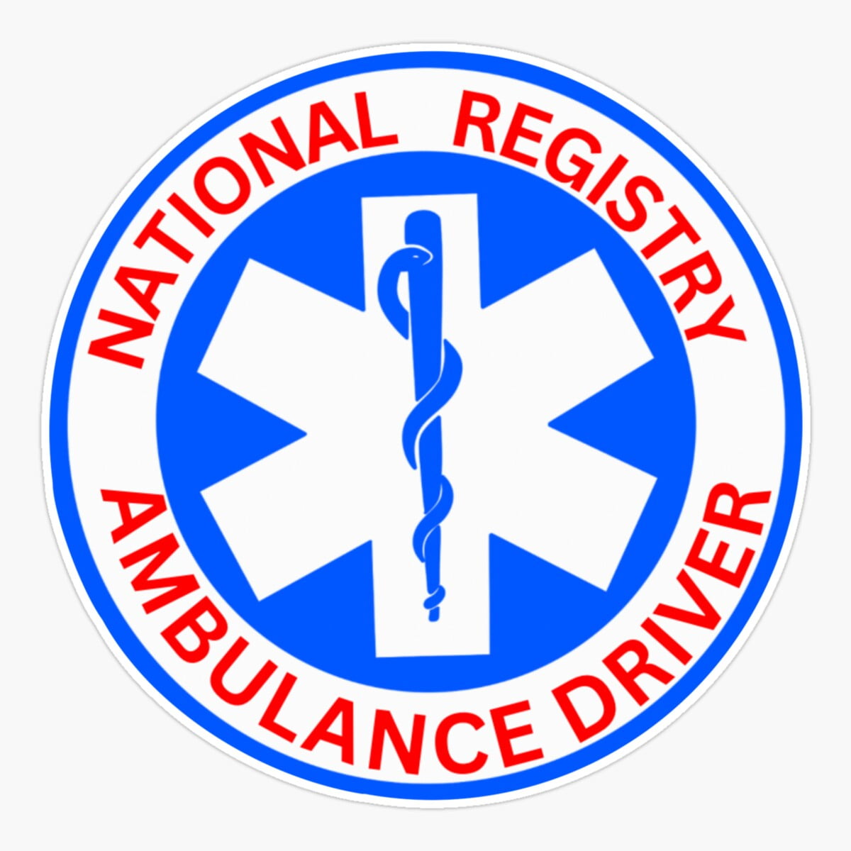 DOPASTICKER Nremt Ambulance Driver Sticker, Phone Sticker Car Sticker ...