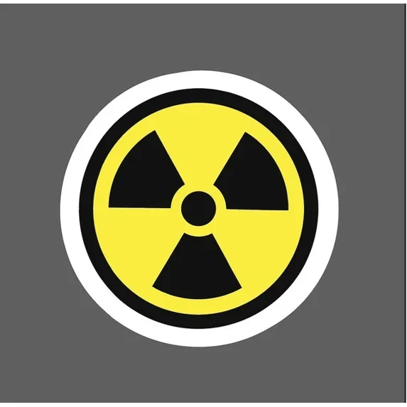 DOPASTICKER Nuclear Danger Sticker Caution Warning Beware Gift Sticker ...