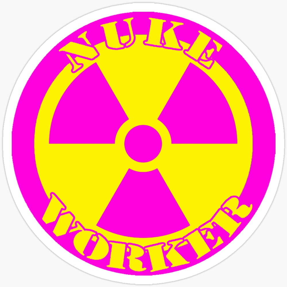 DOPASTICKER Nuclear Worker Gift You - Phone Stickers, Waterproof Decals ...