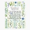 DOPASTICKER Numbers 624-26 Christian Bible Verse Art Sticker, Phone ...