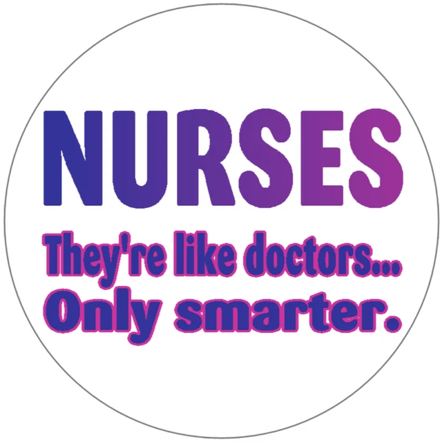 DOPASTICKER Nurses They'Re Like Doctors Only Smarter Phone Decal Water ...