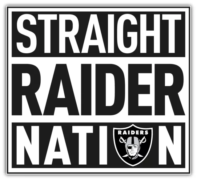 DOPASTICKER Oakland Raiders Sport Car Sticker Phone Water Bottle ...