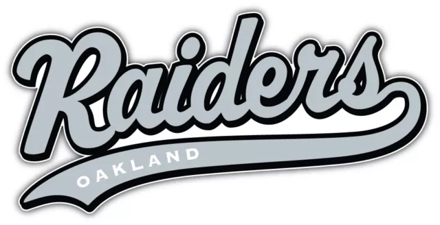 DOPASTICKER Oakland Raiders Sport Car Sticker Phone Water Bottle ...
