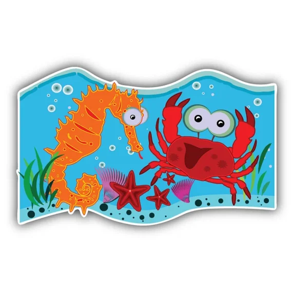 DOPASTICKER Ocean Creatures Animal Sticker Decal Phone Decal Water ...