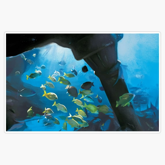 DOPASTICKER Ocean Sticker, Phone Sticker Water Bottle Sticker Car ...