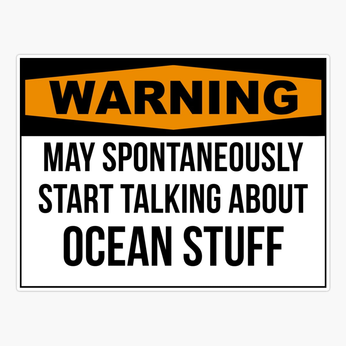 DOPASTICKER Ocean Stuff Sticker, Phone Sticker Water Bottle Sticker Car ...