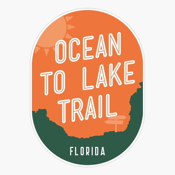DOPASTICKER Ocean To Lake Trail - Florida Sticker, Phone Sticker Car ...