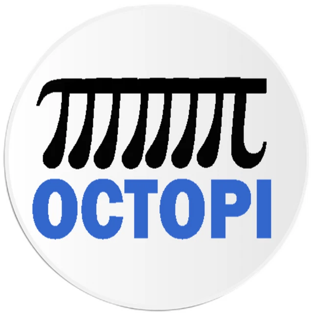 DOPASTICKER Octopi Sticker, Math 3.14 Pi Day Octopus Phone Decal Water ...