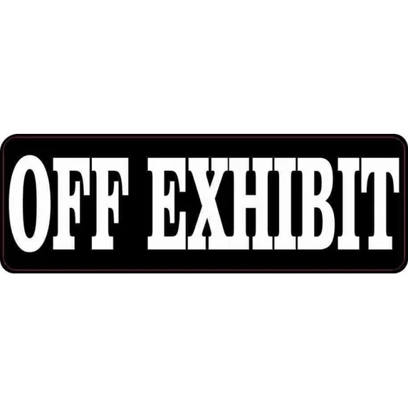 DOPASTICKER Off Exhibit Sticker Museum Stickers Art Gallery Exhibits ...