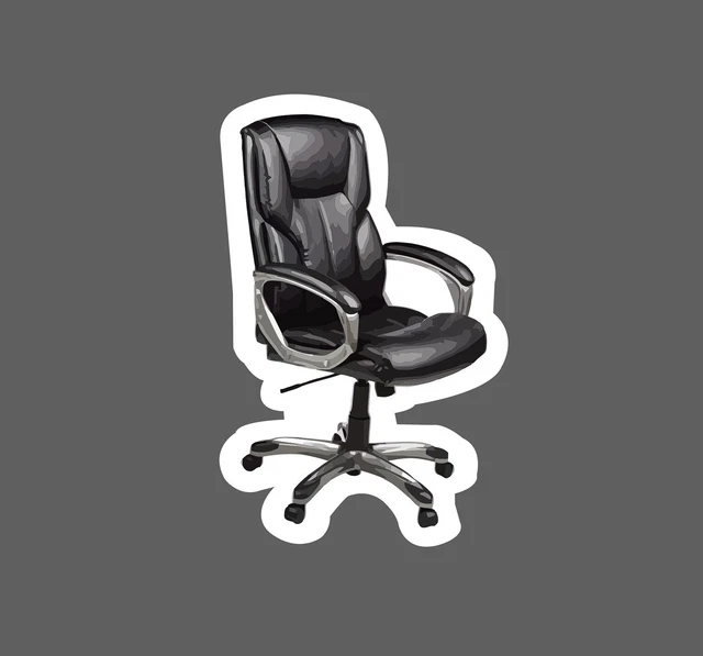 DOPASTICKER Office Chair Sticker Work Study Gaming Sticker Phone ...