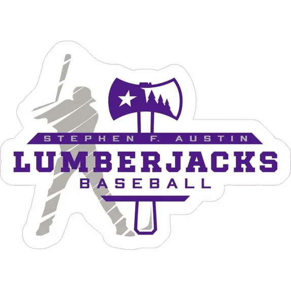 DOPASTICKER Official Sfa Lumberjacks Baseball Player Sticker Phone ...