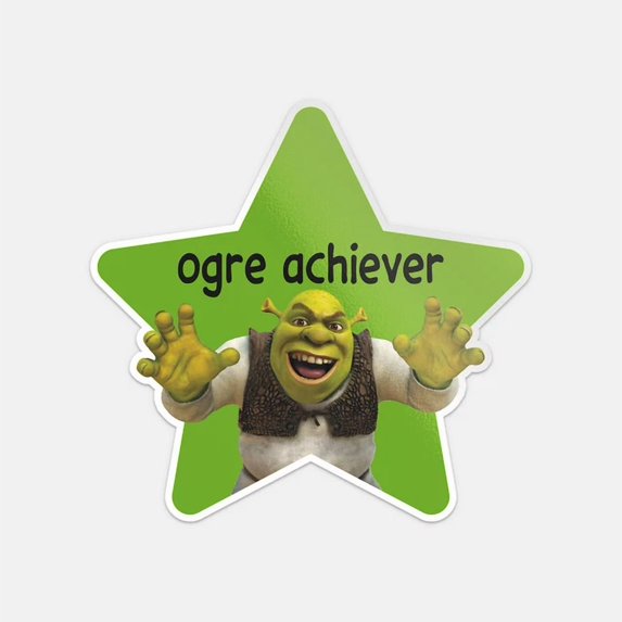 DOPASTICKER Ogre Pun Sticker Decal Phone Decal Water Bottle Stickers ...