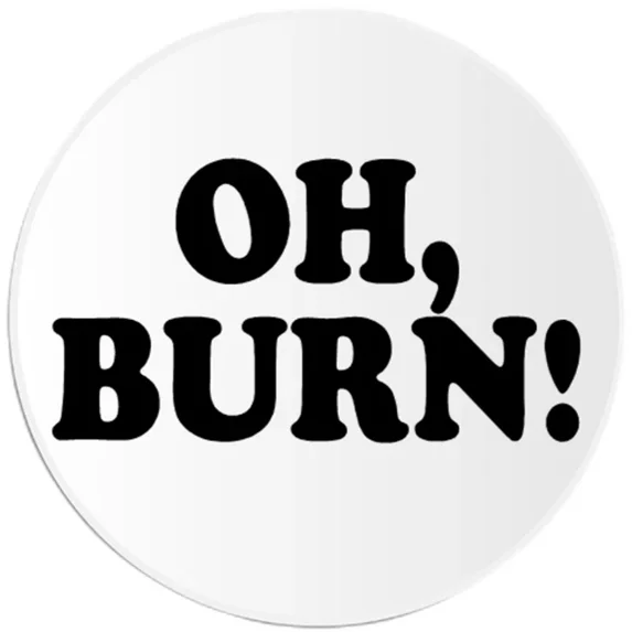 DOPASTICKER Oh Burn Phone Decal Water Bottle Stickers, Cars Stickers ...