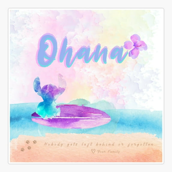 DOPASTICKER Ohana Sunset 626 Sticker, Phone Sticker Water Bottle ...