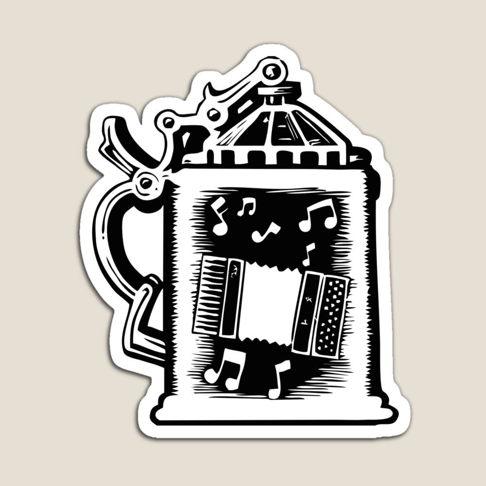 DOPASTICKER Oktober Fest Classic Leed Sticker Decorative Laptop, Phone ...