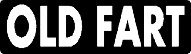 DOPASTICKER Old Fart Sticker Phone Decal Water Bottle Stickers, Cars ...