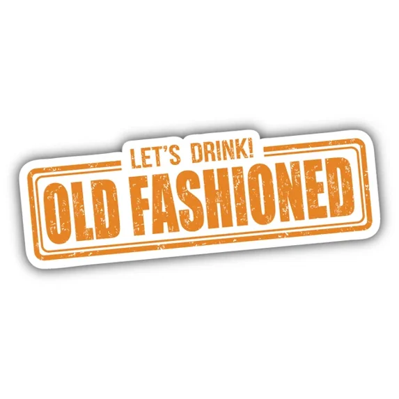 DOPASTICKER Old Fashioned Drink Stamp Sticker Decal Phone Decal Water ...