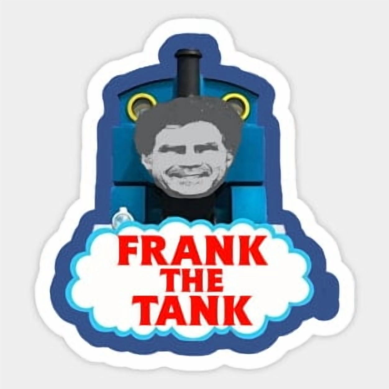 DOPASTICKER Old School Frank The Tank Decorative Laptop, Phone Stickers ...