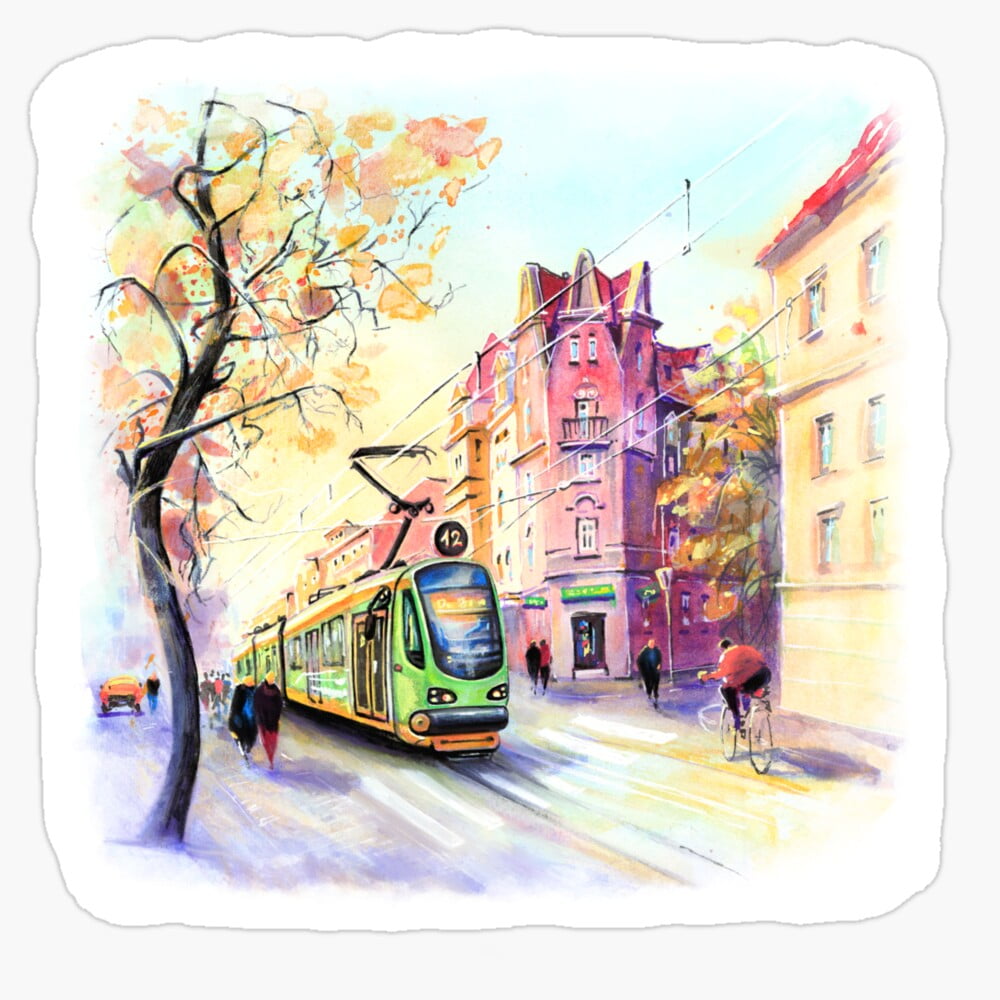 DOPASTICKER Old Town Of Poznan, Poland - Perfect Birthday Gift Everyone ...