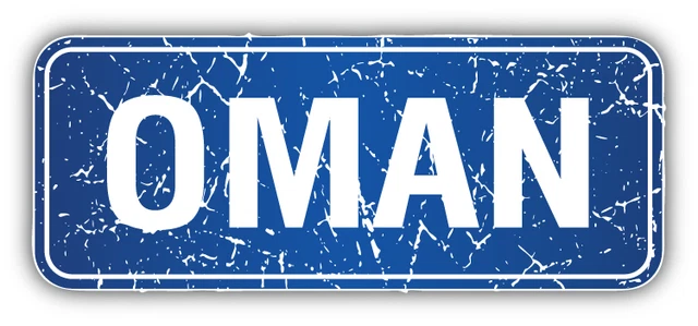 DOPASTICKER Oman Grunge Stamp Sticker Decal Phone Decal Water Bottle ...