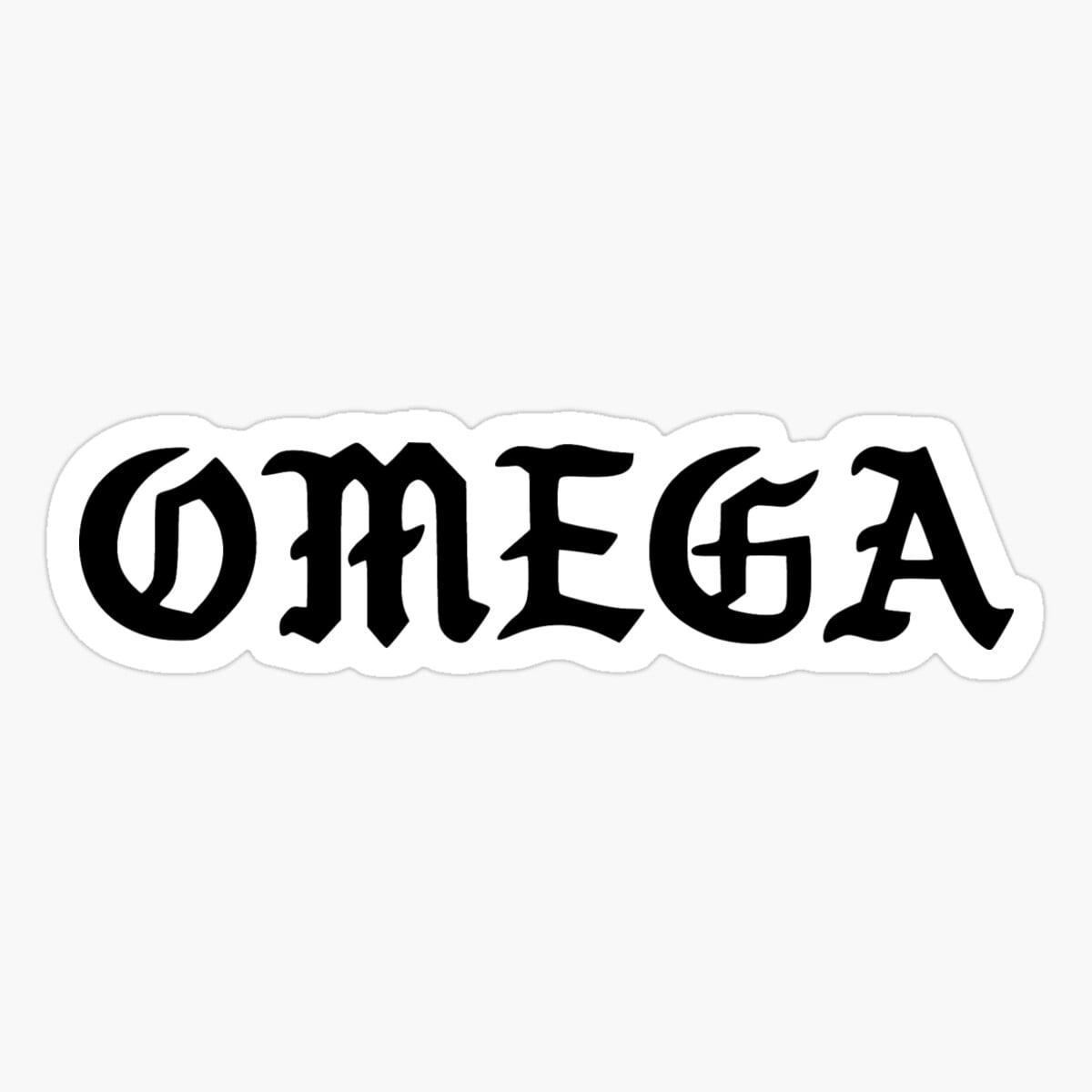 DOPASTICKER Omega Kanyefont Sticker Waterproof Sticker For Water ...