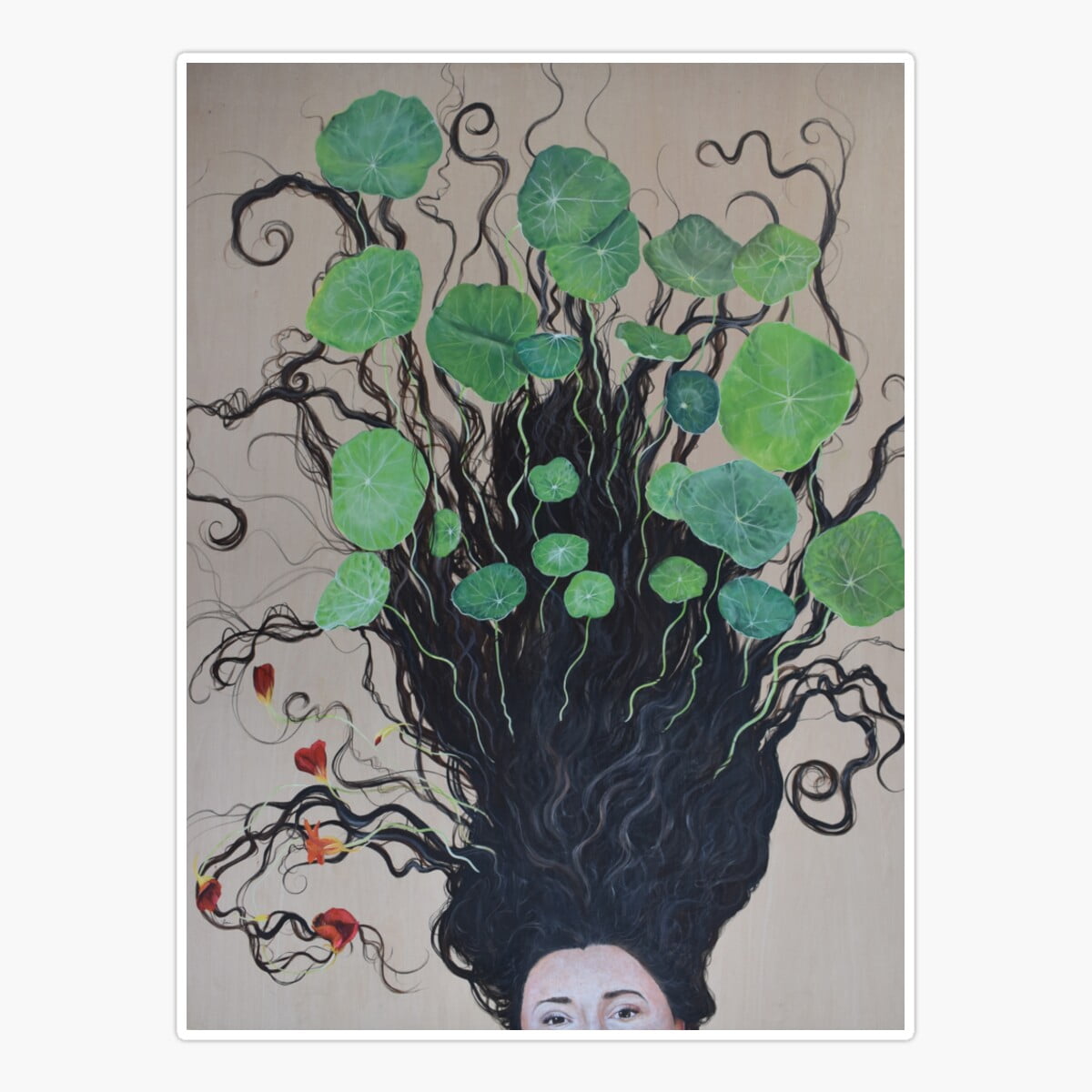 DOPASTICKER On Growing You Sticker, Phone Sticker Water Bottle Sticker ...