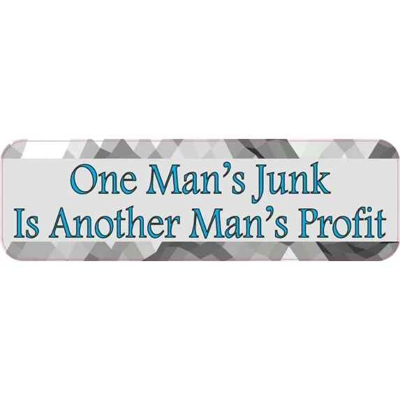 DOPASTICKER One Man''S Junk Is Another Man''S Profit Sticker Phone ...